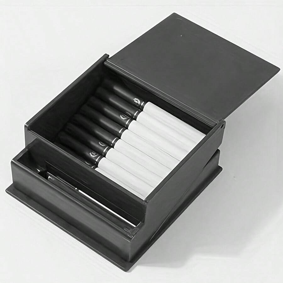 Black Desktop Cigarette Case, Automatic Cigarette Ejection, Crush ...