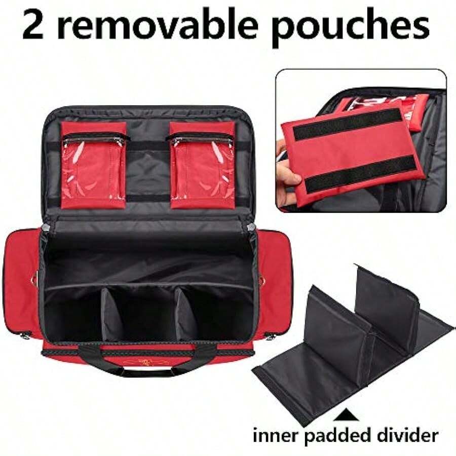 Emergency Responder Trauma Bag Large First Aid Kit Medical Bag Empty ...