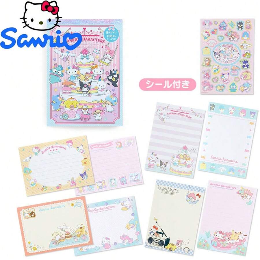 Sanrio 1pc Sanrio Colorful Notepad Memo Note Book With Stickers ...