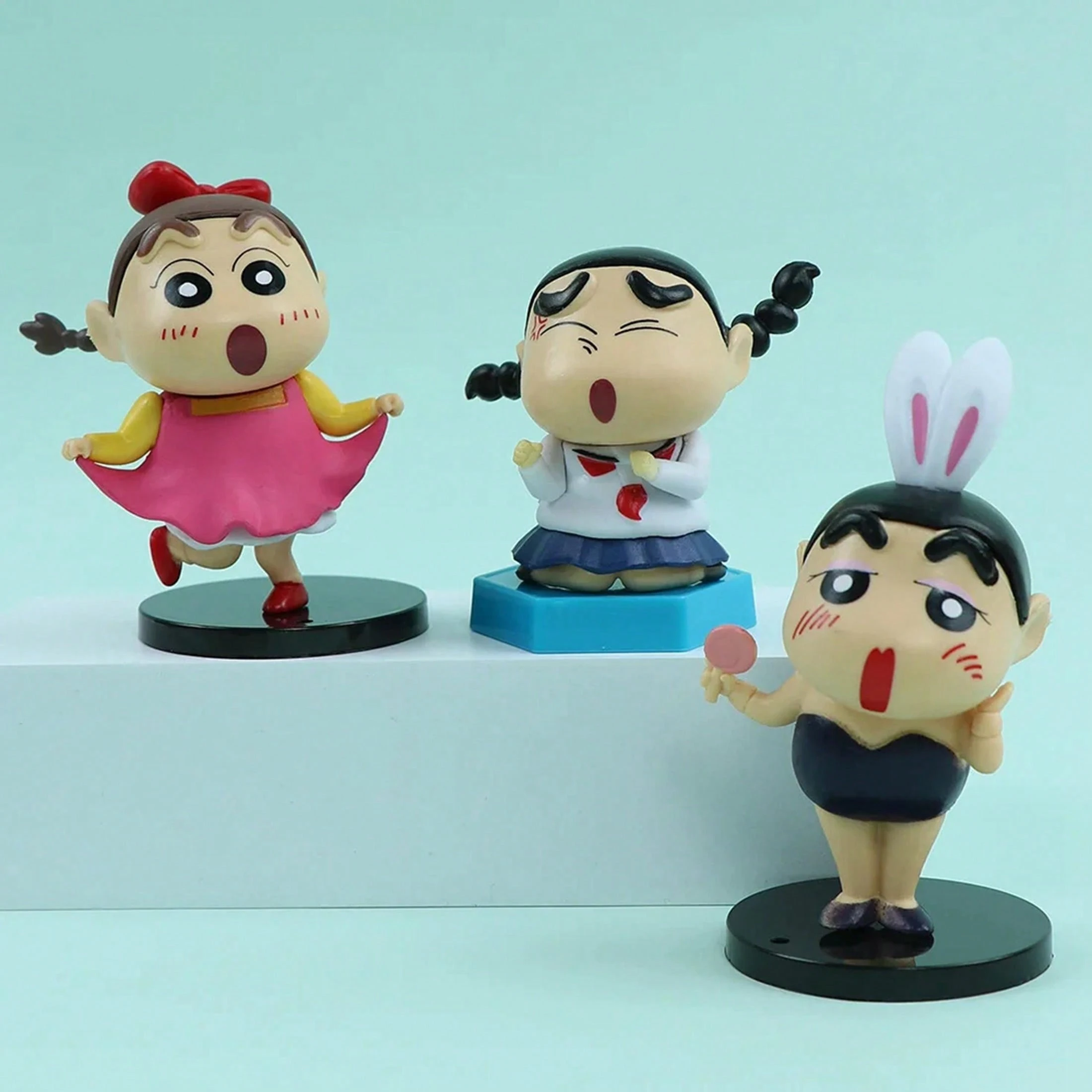 CRAYON SHINCHAN 1pc Blind Box Crayon Shin-Chan Funny Cosplay, Action ...
