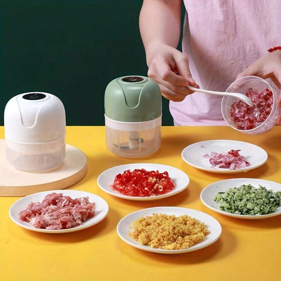 New Home Electric Garlic Masher, Garlic Pressing Device, Wireless Mini ...