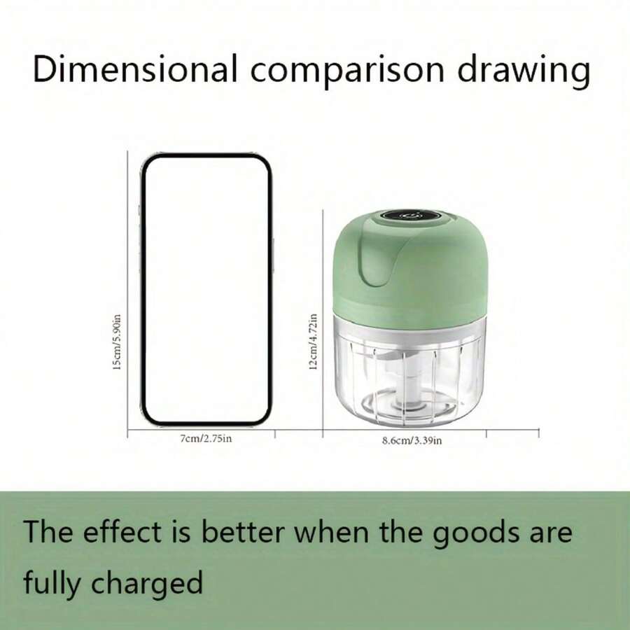 New Home Electric Garlic Masher, Garlic Pressing Device, Wireless Mini ...