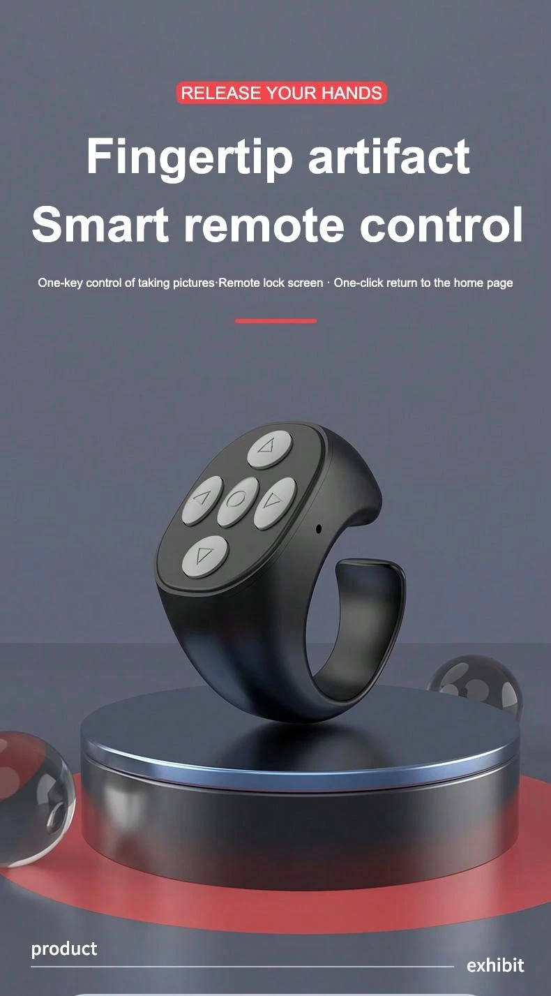 SIMSONLAB NEW Portable Smart Wireless Wireless Ring Remote Control ...