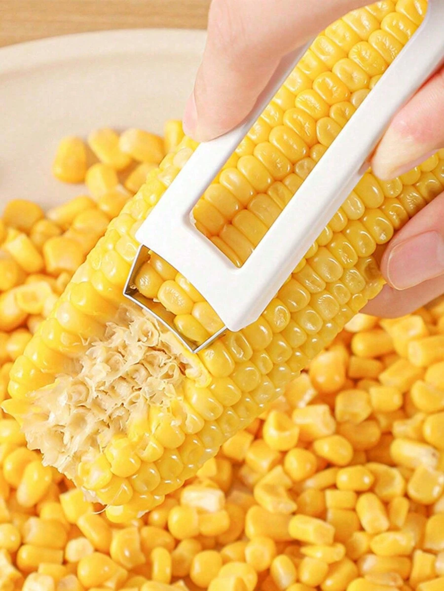 1pc Stainless Steel Corn Peeler, Rust-Resistant Corn Kernelling Tool ...