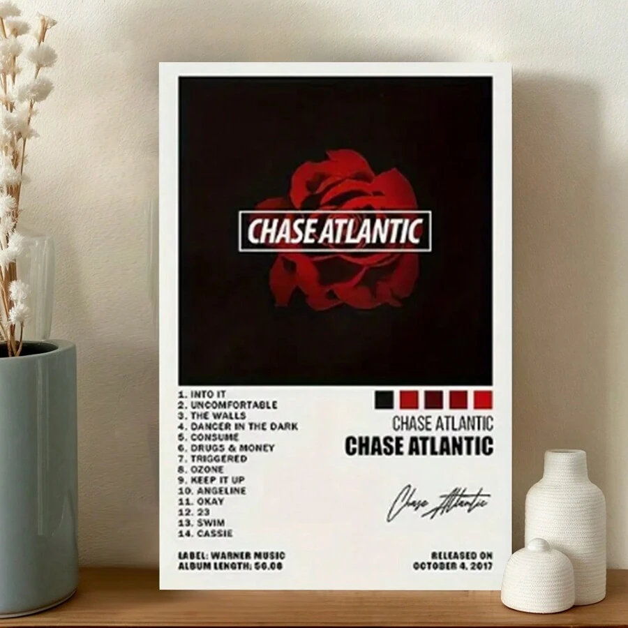 Chase Atlantic Album Cover Canvas Poster - Educational Chart For ...