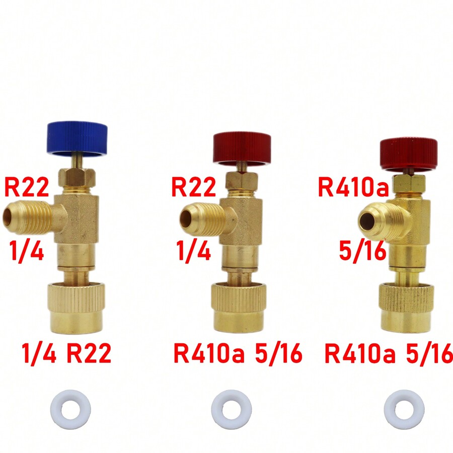 R22 R410 Refrigerant Charging Valve Air Conditioning Refrigerant Liquid ...