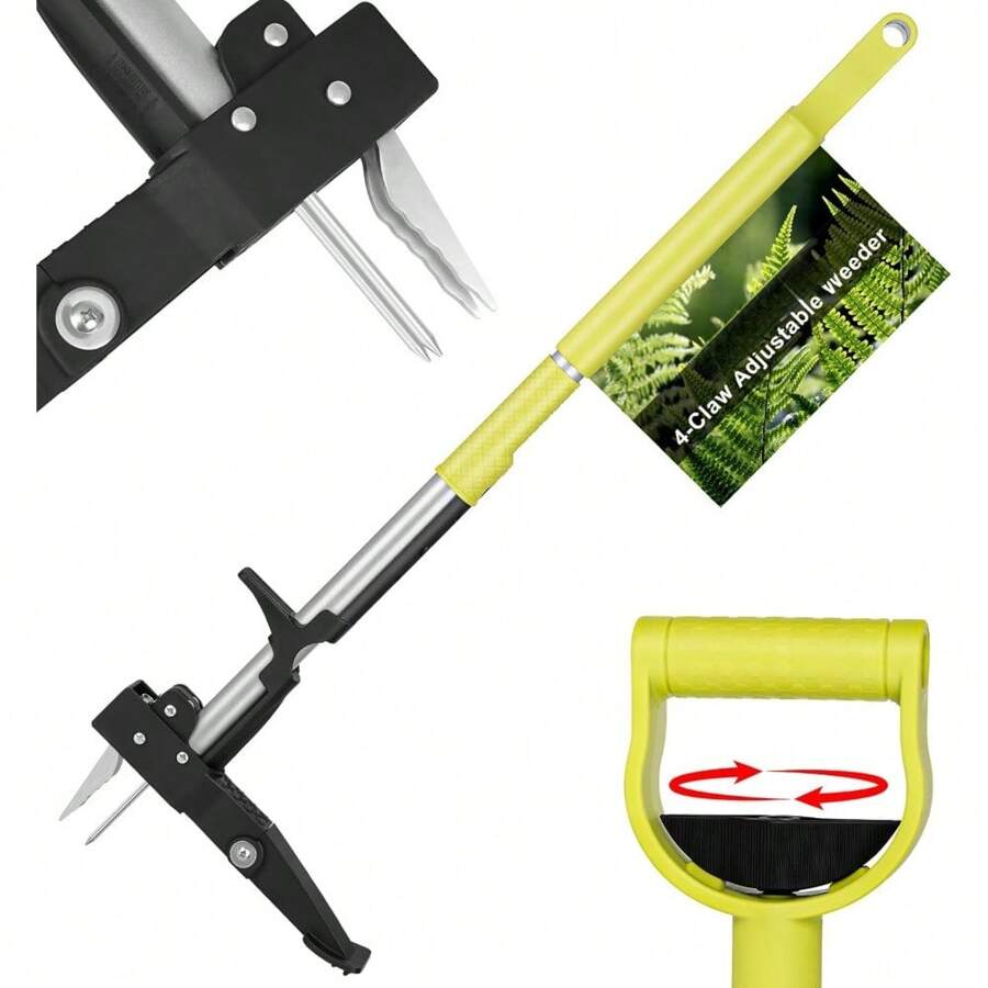 4-Claw Puller Tool All-In-One With Long Handle Adjustable 39" To 47 ...