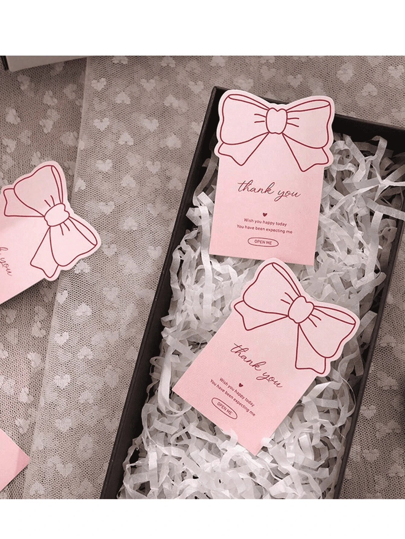 15 Cute Bow Postcard Gift Card Decorative Stickers For Gift Wrapping ...