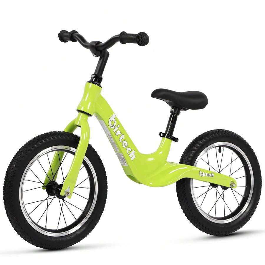 14" Kids Balance Bike For 3,4,5,6 Year Old Boys And Girls, Air Tires With Magnesium Alloy Frame ...