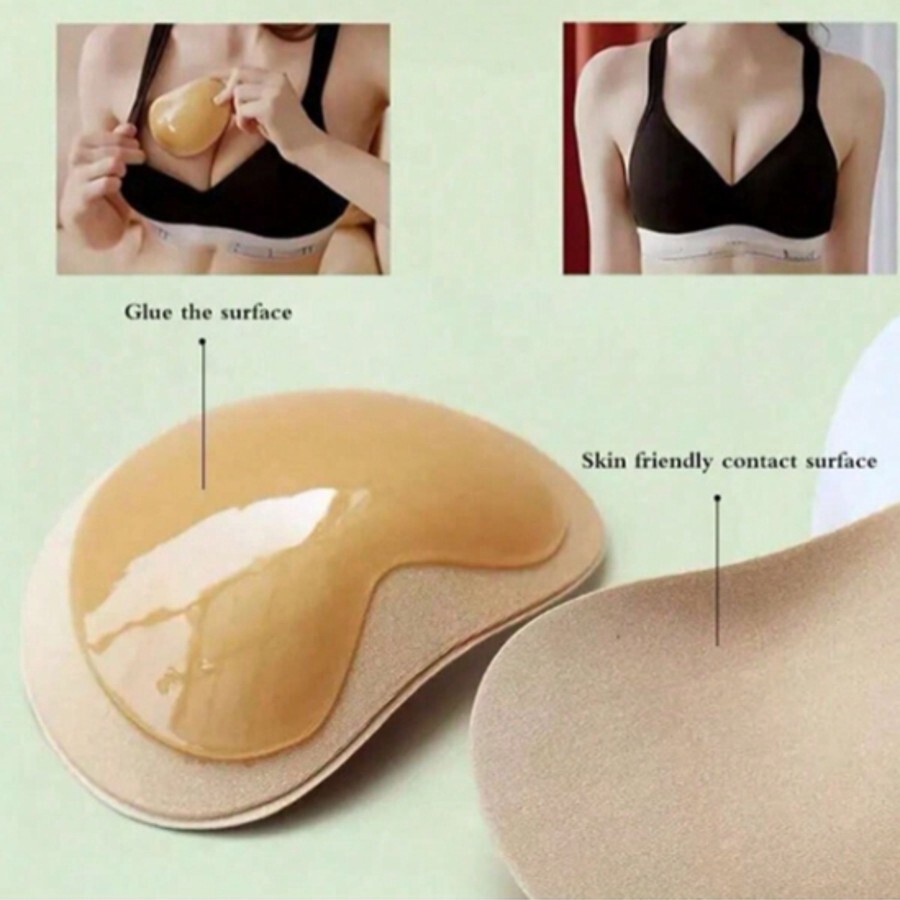 Womens Invisible Padding Magic Bra Inserts Sponge Bra Breast Push Up