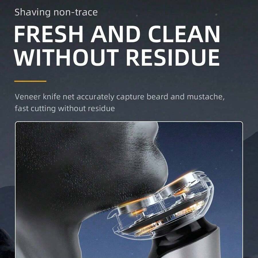 Men's Electric Shaver Is Washable, Rechargeable, Waterproof, And Can Be ...
