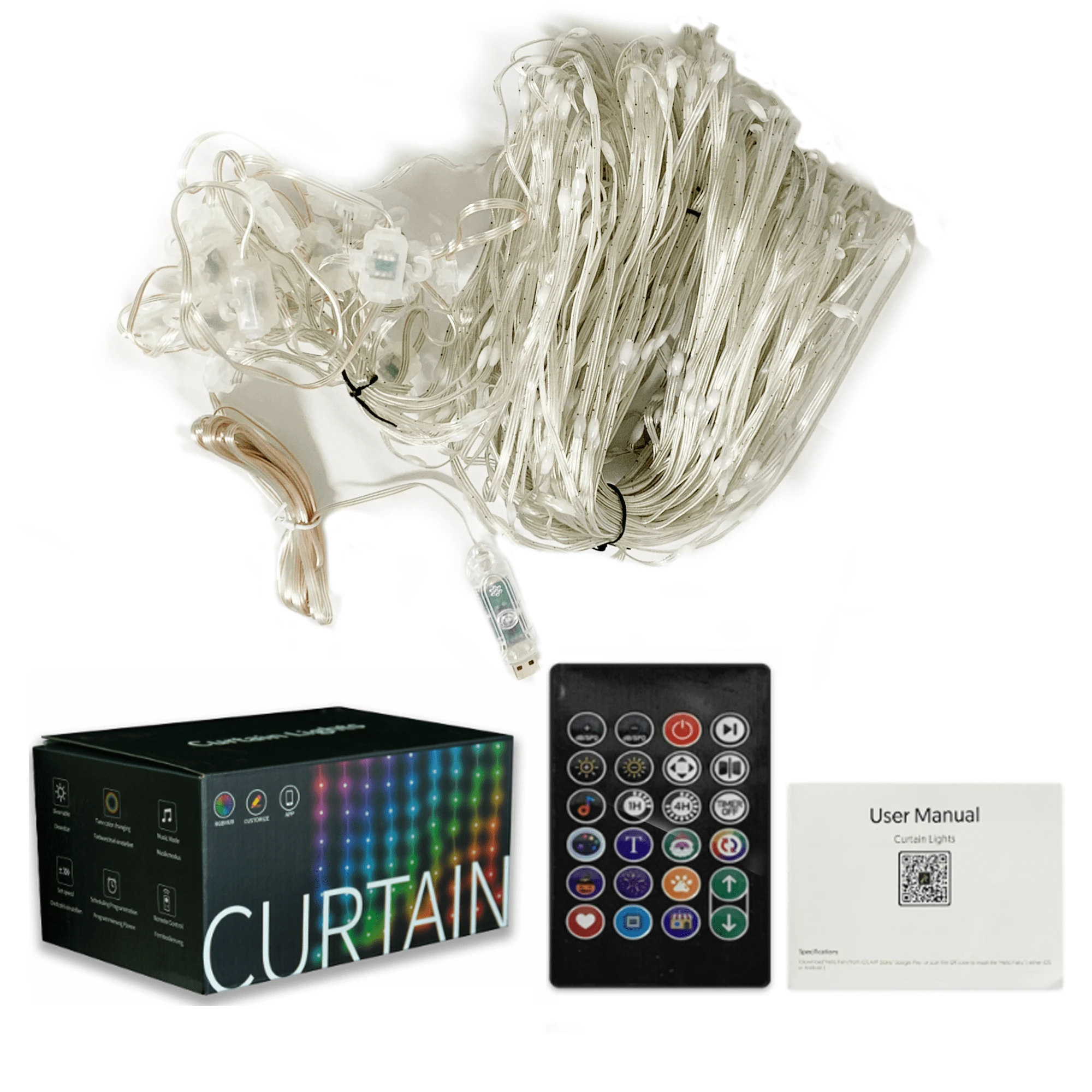 APP Control 400 Light Smart Curtain Light For Holiday, Party And ...