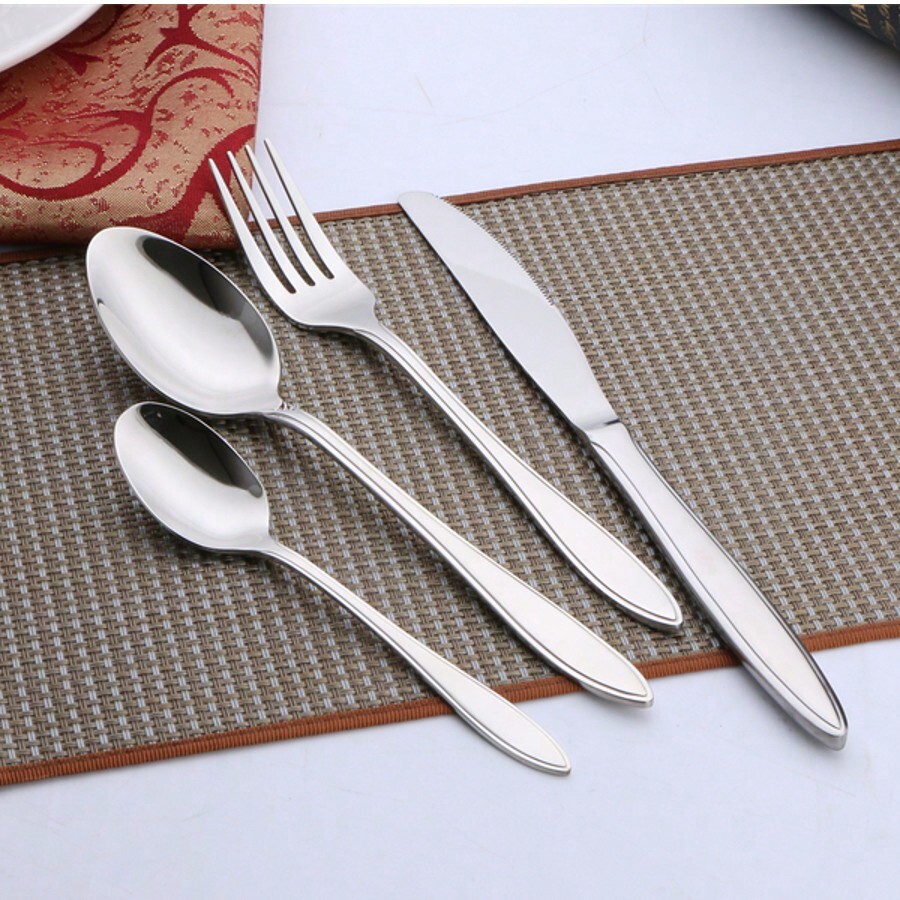 AYD Roestvrijstalen bestekset van 24 stuks in Scandinavische stijl voor ...