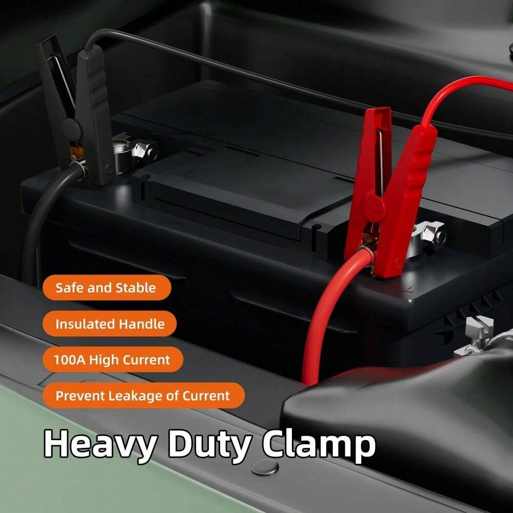 Car Battery Igniter Automotive Emergency Power Kits 12AWG Cable Jumper ...