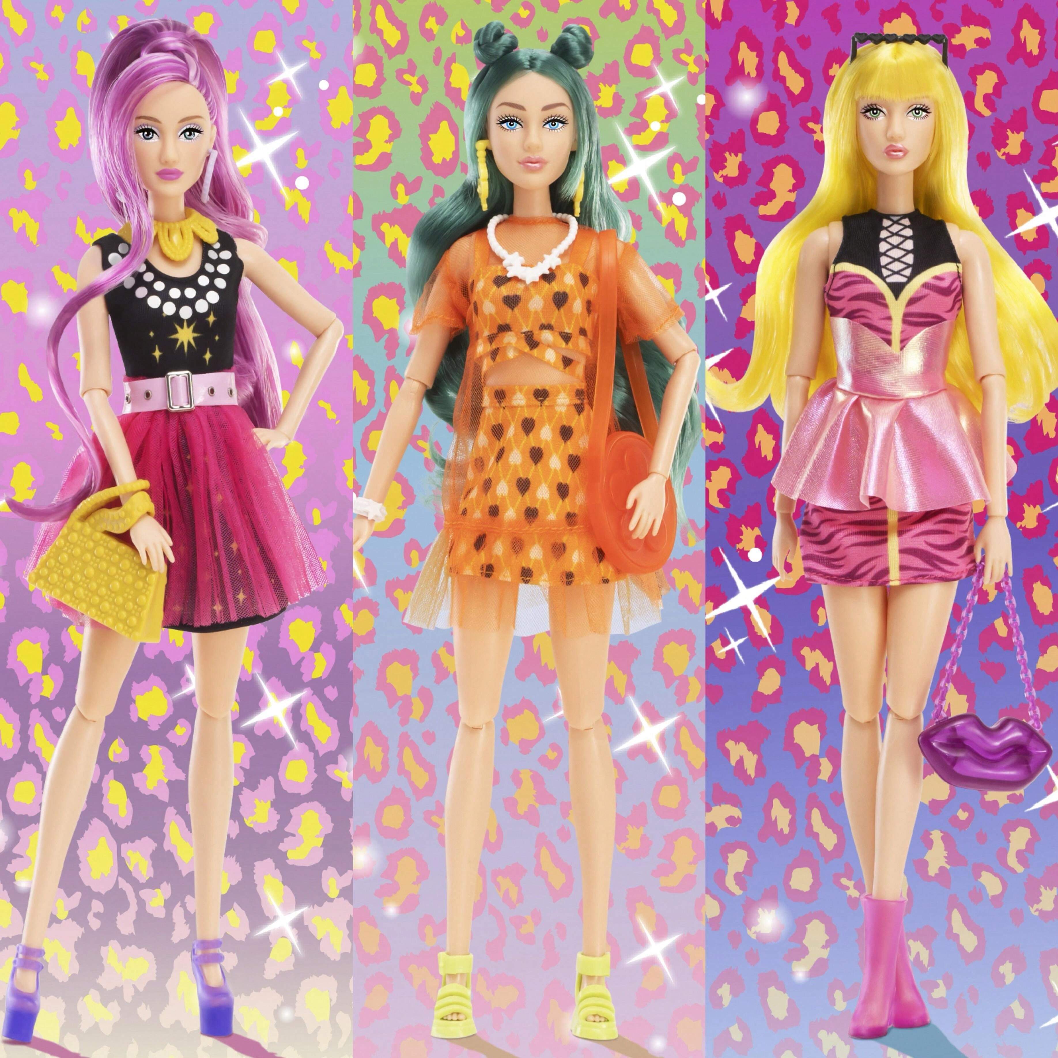 Muñeca de moda de 11.5 pulgadas Defa Lucy, de estilo callejero colorido ...