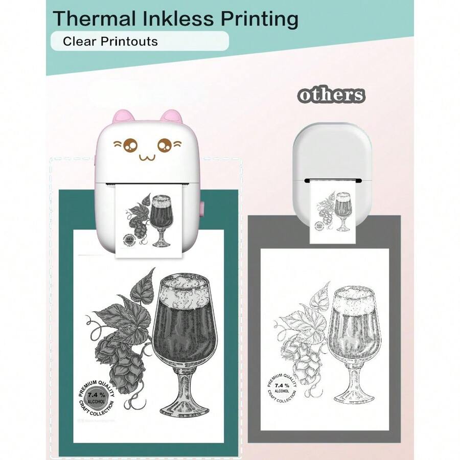 Label Maker - Draagbare thermische labelprinter, draadloze ...