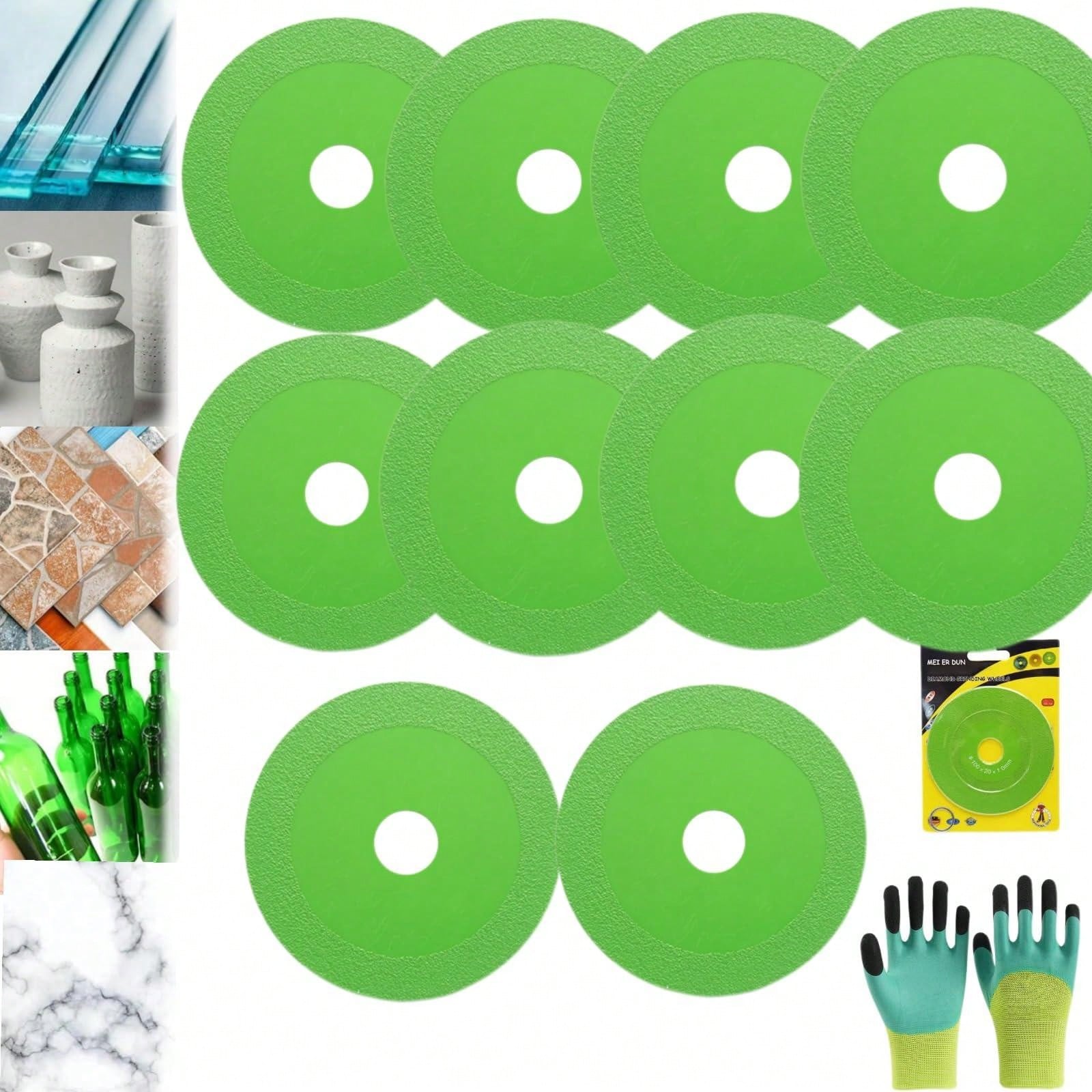 10pcs Rock Grinding Disc, Unbreakable Disc For Angle Grinders, Flat ...