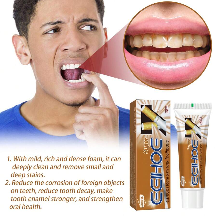 Stain Removing Toothpaste, Cleaning And Whitening Teeth, Refreshing ...
