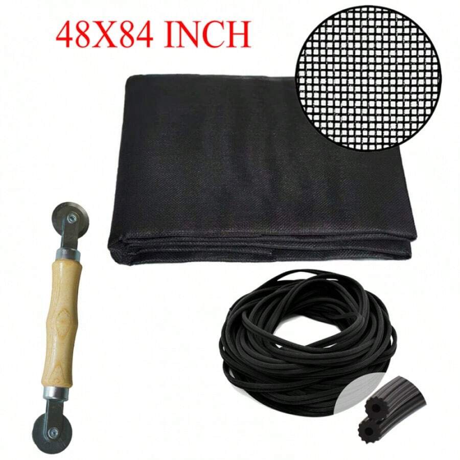 2025-84" X 48" Fiberglass Window Screen Porch And Patio Screen Mosquito ...
