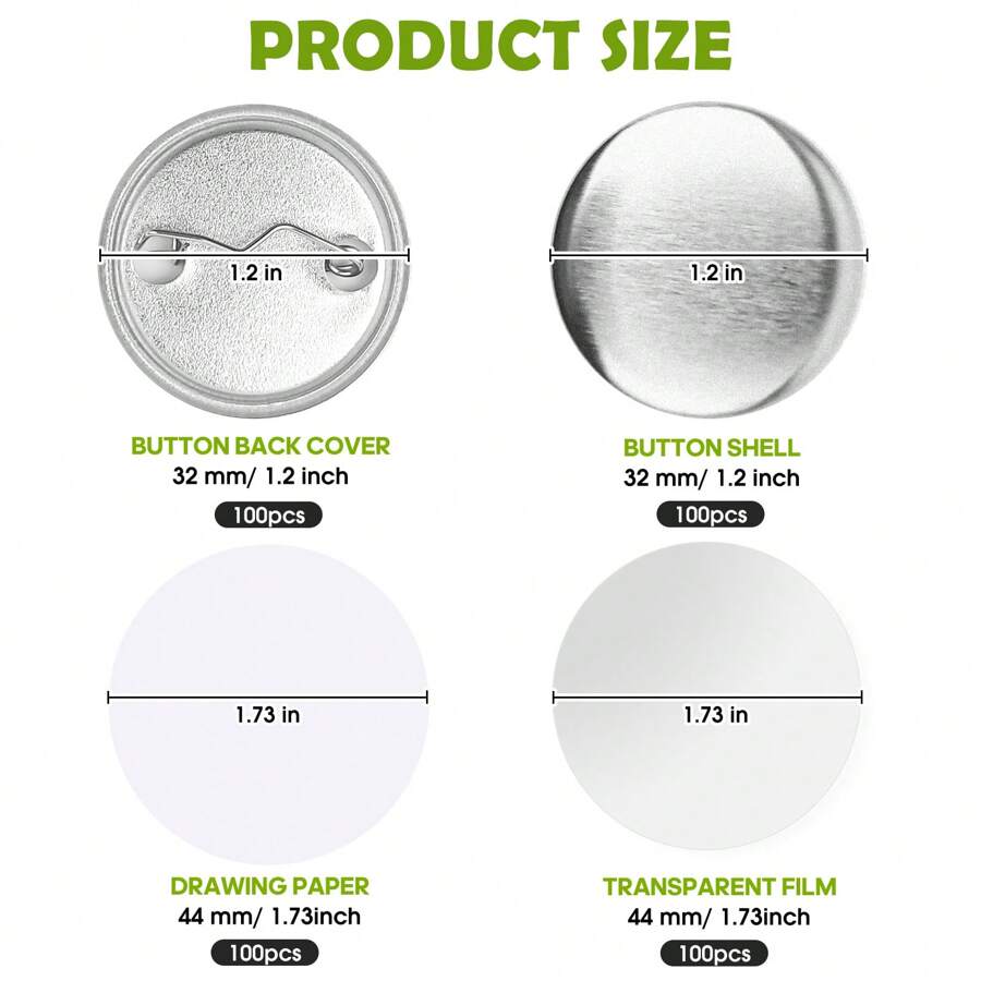 Button Maker Maschine 58mm Pin Badge Maker Installation-Free DIY Pin ...