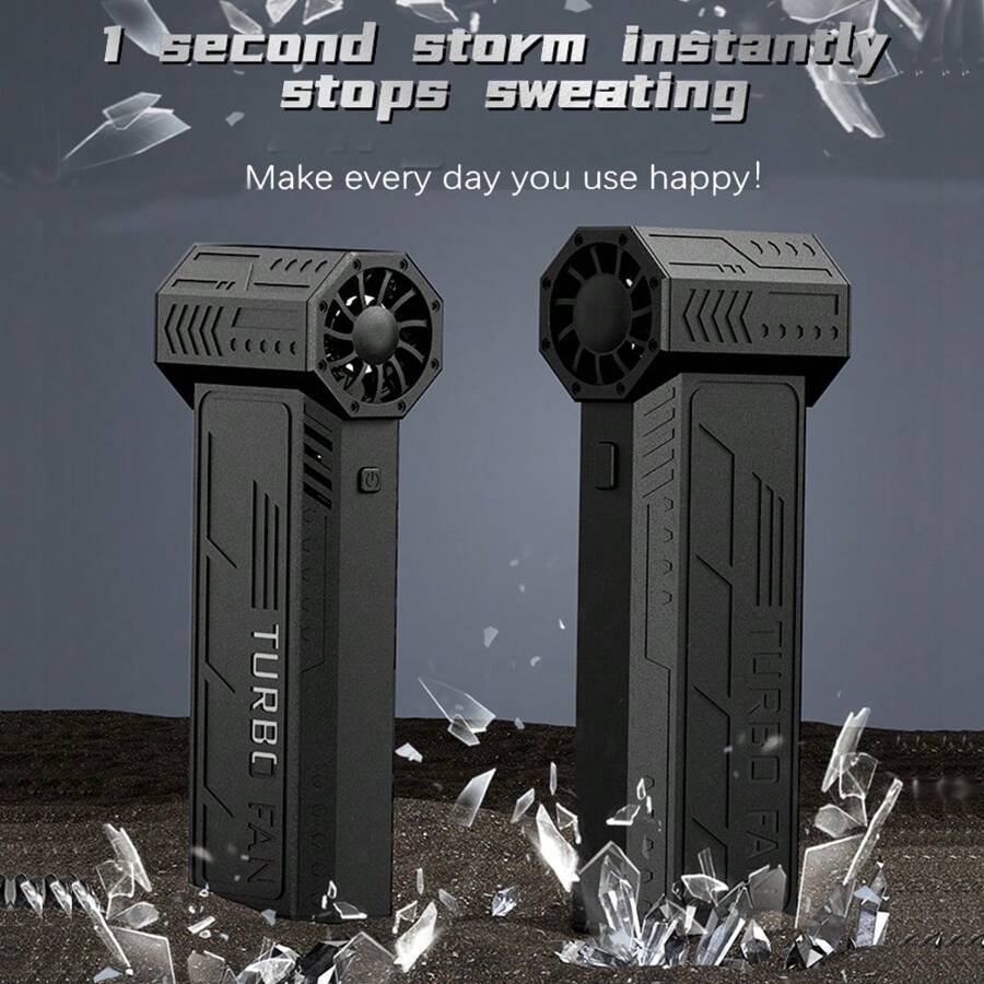 High Speed Violent Turbo Fan Camping Fan Handheld Fan Turbo Fan Violent ...