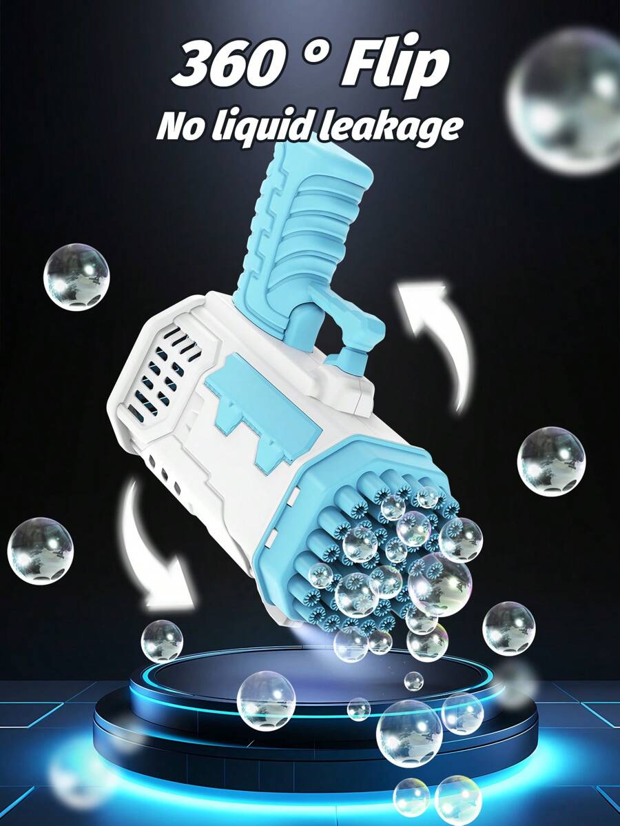 Kids' Handheld 40-Hole Bubble Gun Outdoor Electric Bubble Blower Toy ...