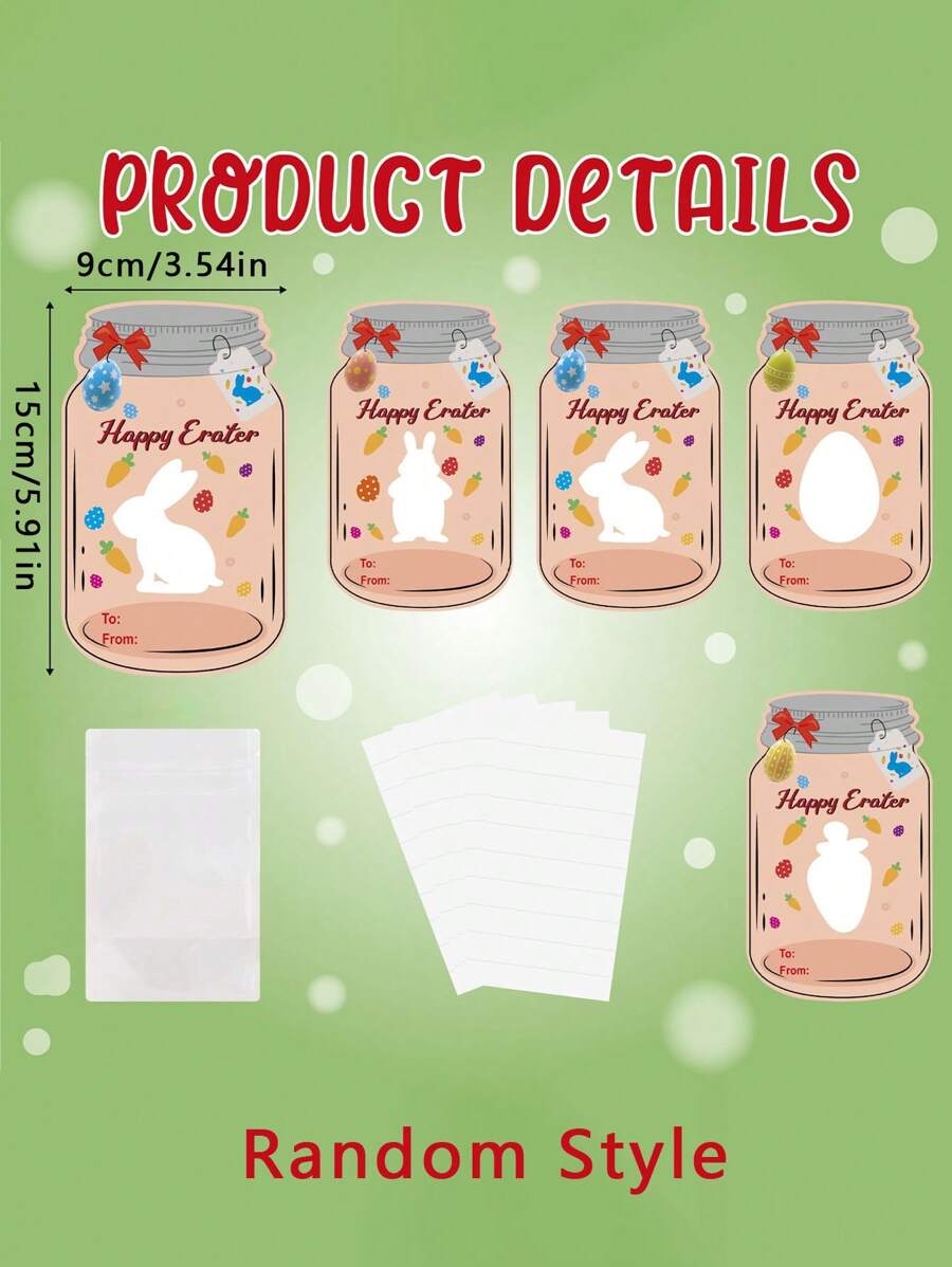 20pcs Easter Gift Decoration Gift Party Gift Card Easter Greeting Card Birthday Greeting Card ...