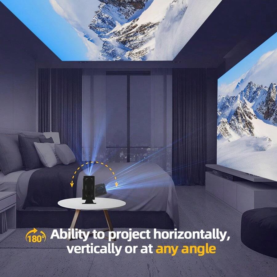 Proiettore smart con sistema operativo Android 11, 4K HD, supporta lo ...