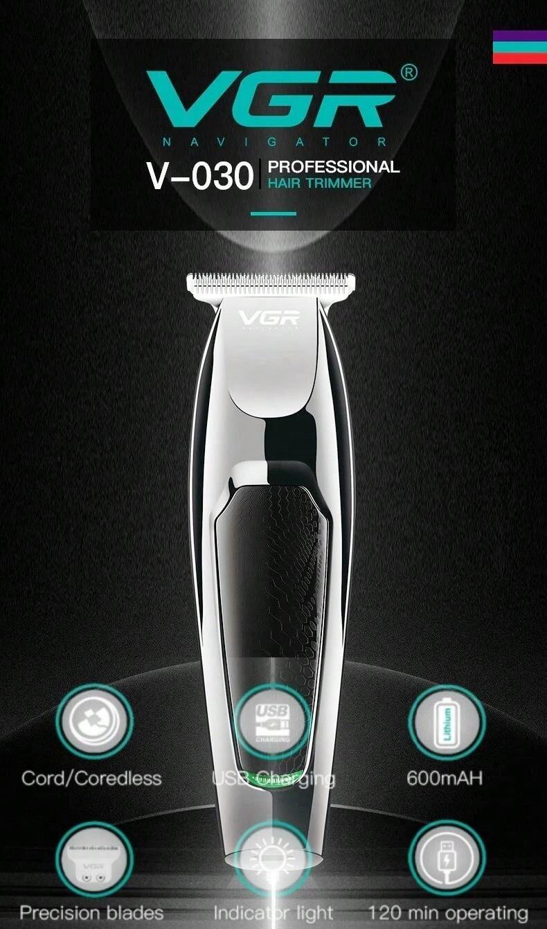 VGR VGR コードレス ヘアクリッパー 充電式トリマー 家庭用 旅行用 メンズ V-030 | #SHEIN新生活応援セール