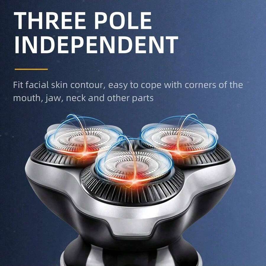 Men's Electric Shaver Is Washable, Rechargeable, Waterproof, And Can Be ...