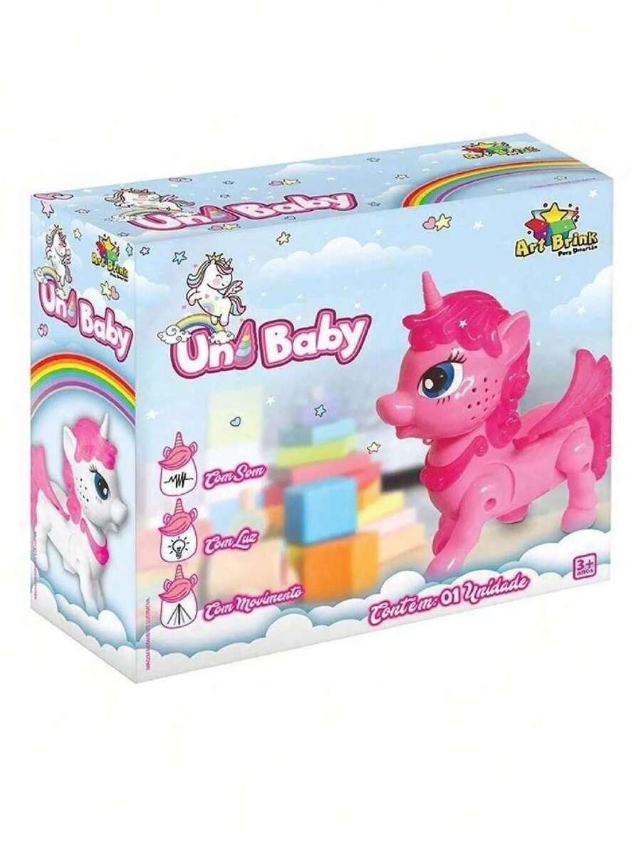 Pequeno Pônei Unicórnio Anda com Asas Música e Luzes | SHEIN Brasil