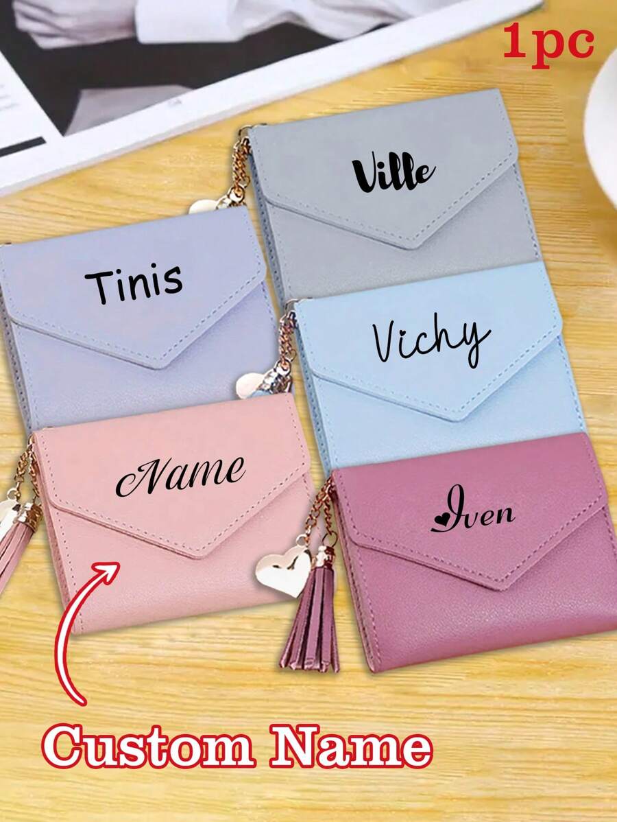 1pc Custom Wallet For Women, Personalized Engraved Wallets, Customized ...