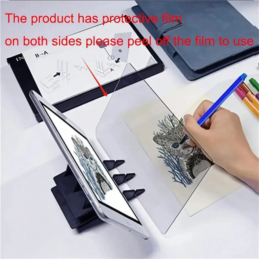1 Piece Upgraded Optical Image Drawing Tablet, Drawing Guide, Easy To ...