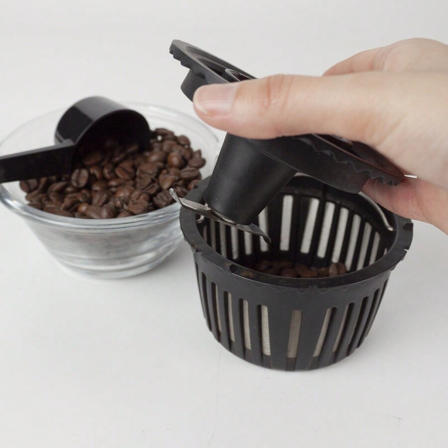 Cafetera Capri con molinillo, Sistema por goteo, Vaso de acero inoxidable con tapa, 600W Entrega ...