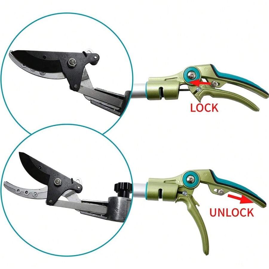 Pruner For Garden, Cut Upto 1 Inch & Hold Telescopic Pole Pruner, Fruit ...