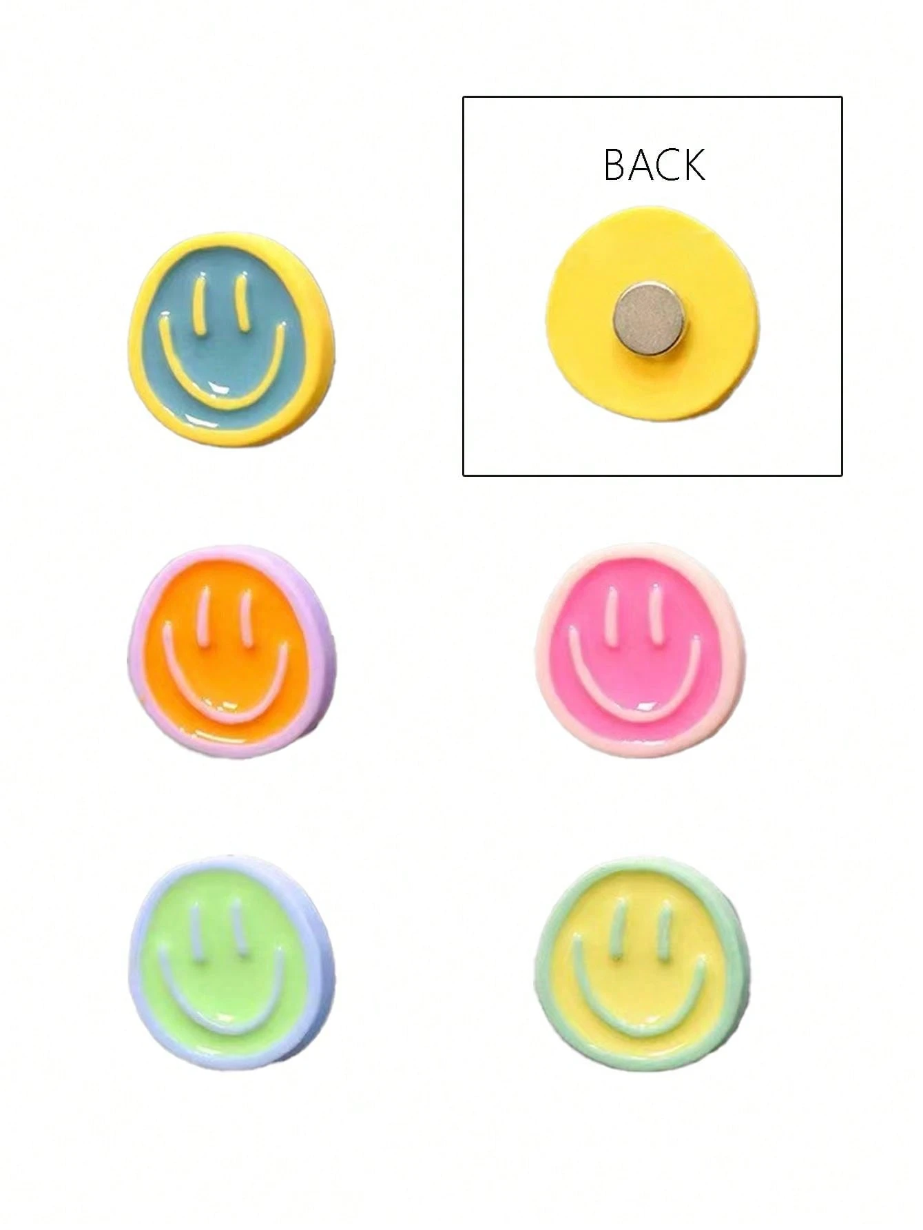 1pc/5pcs/10pcs Refrigerator Magnets With Colorful Decorations And ...