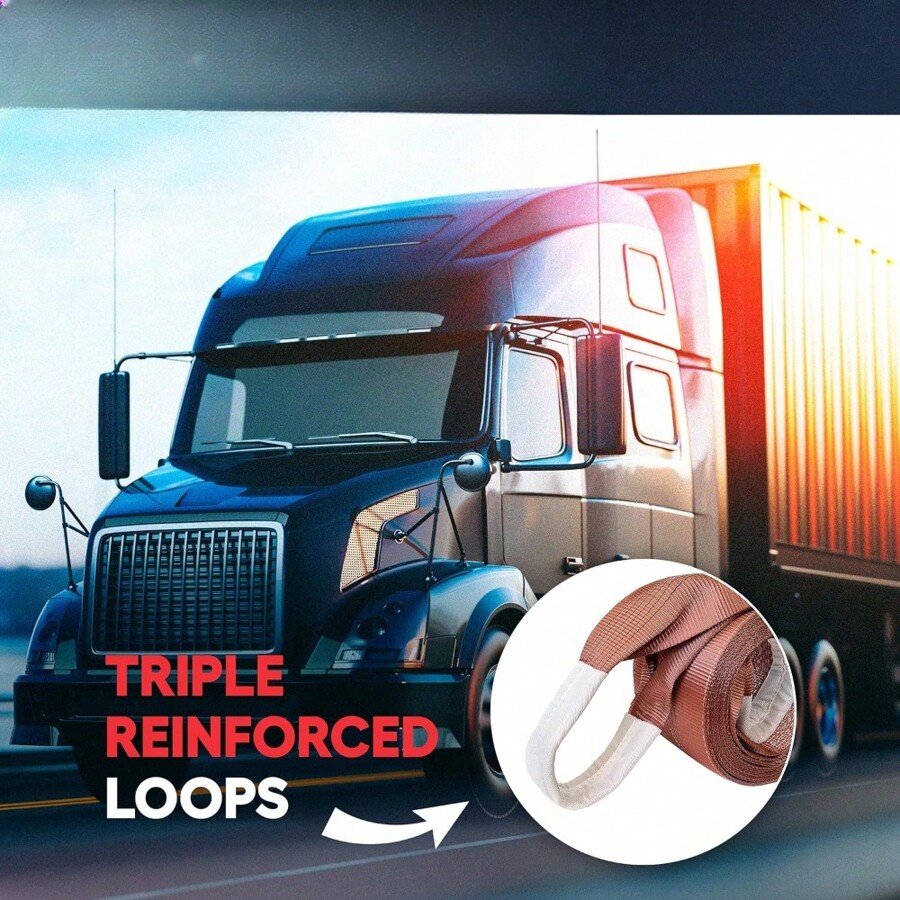 Heavy Duty Tow Rope 100000 Lbs 30ft - Tow Rope 55 US Ton 9m For ...