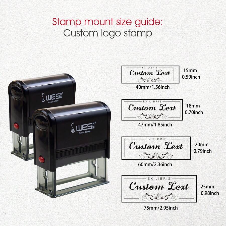 [Customized] Book Self-Printing Stamps, Bookplate Stamps For Books And ...