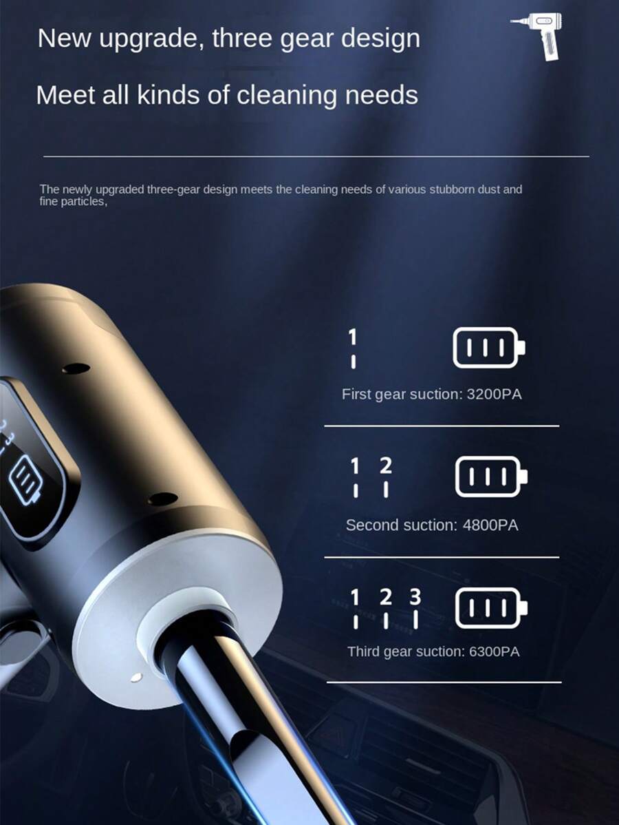 Wireless Vacuum Cleaner Car Household Dual-Use Small Mini Brushless ...