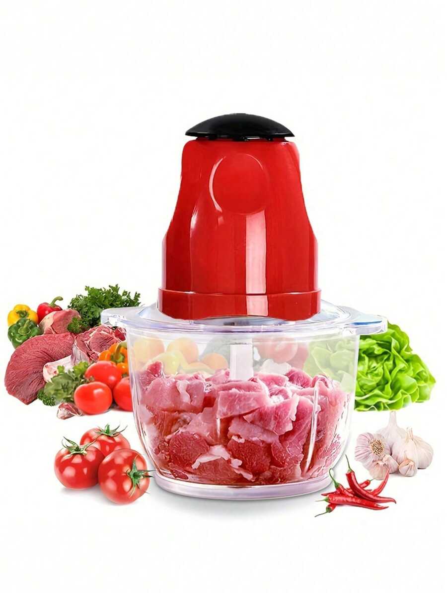 SENBOWE 2L Stainless Steel Electric Meat Grinder, Mini Food Processor, Heavy Duty Stainless ...