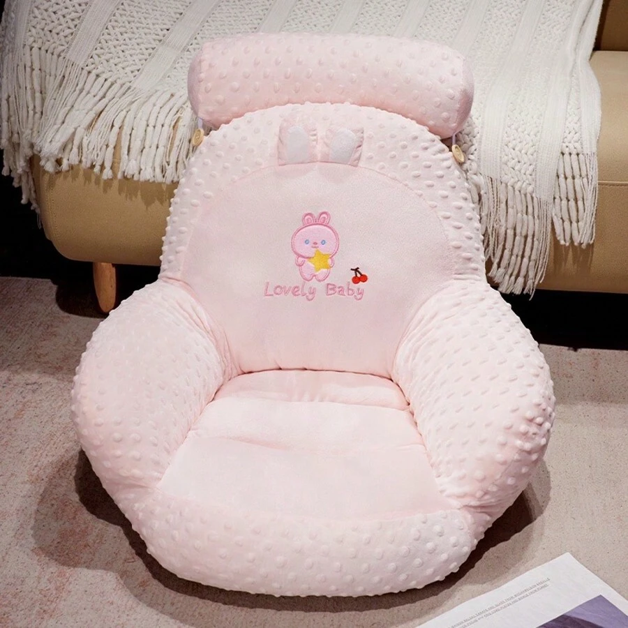 Cartoon Bean Shaped Plush Slouchy Sofa, All-In-One Seat Cushion And ...