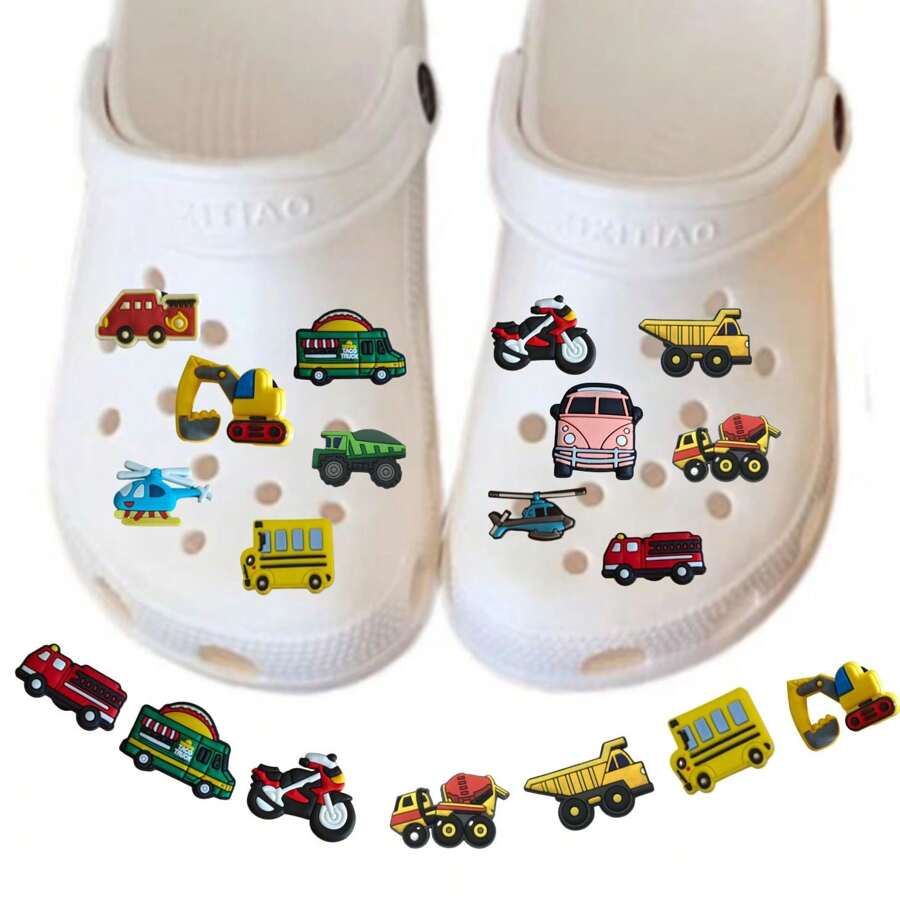 14pcs Shoe Charms For Clogs Bubble Slides Sandals, Shoe Decorative ...