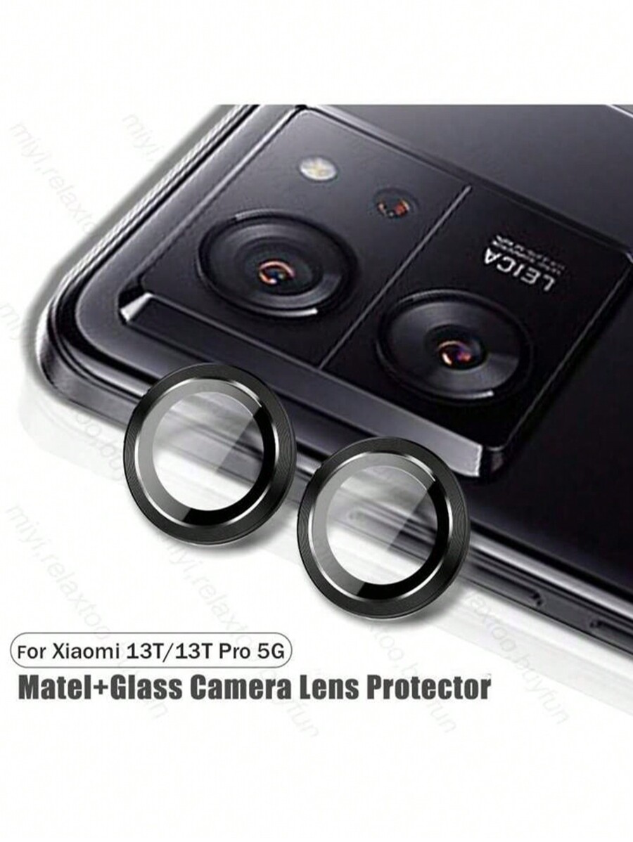 Metal Ring+ Tempered Glass Lens Camera Protector Film For Redmi 12 13 13C Redmi Note 12 13 4G 5G ...