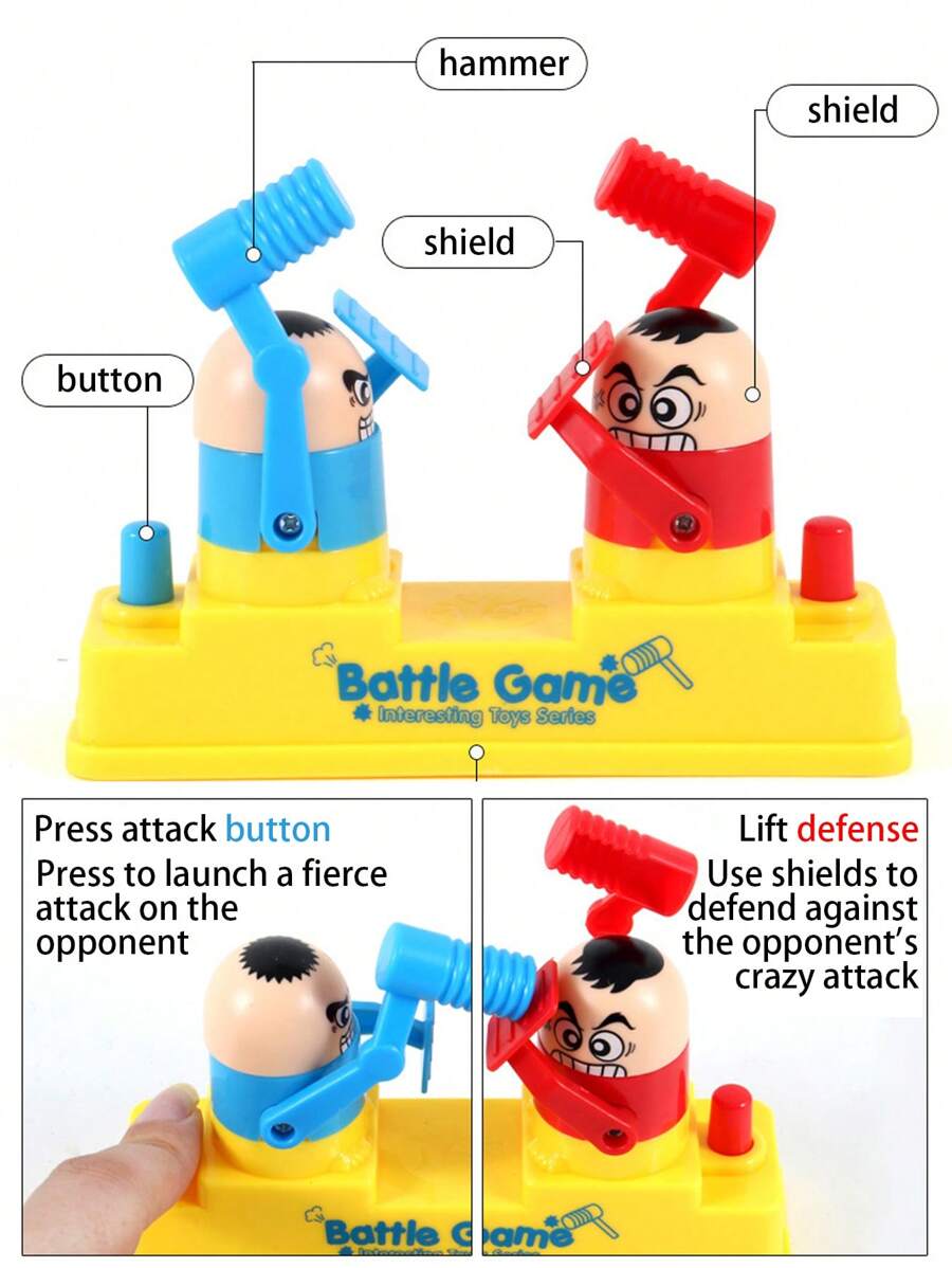 Red And Blue Striking Combat Toy, Interactive Clapping Fight Toy ...