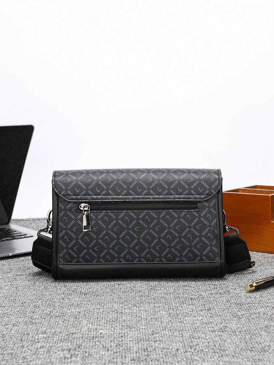 Classic Retro Fashion One Shoulder Diagonal Crossbody Bag For Men Men ...