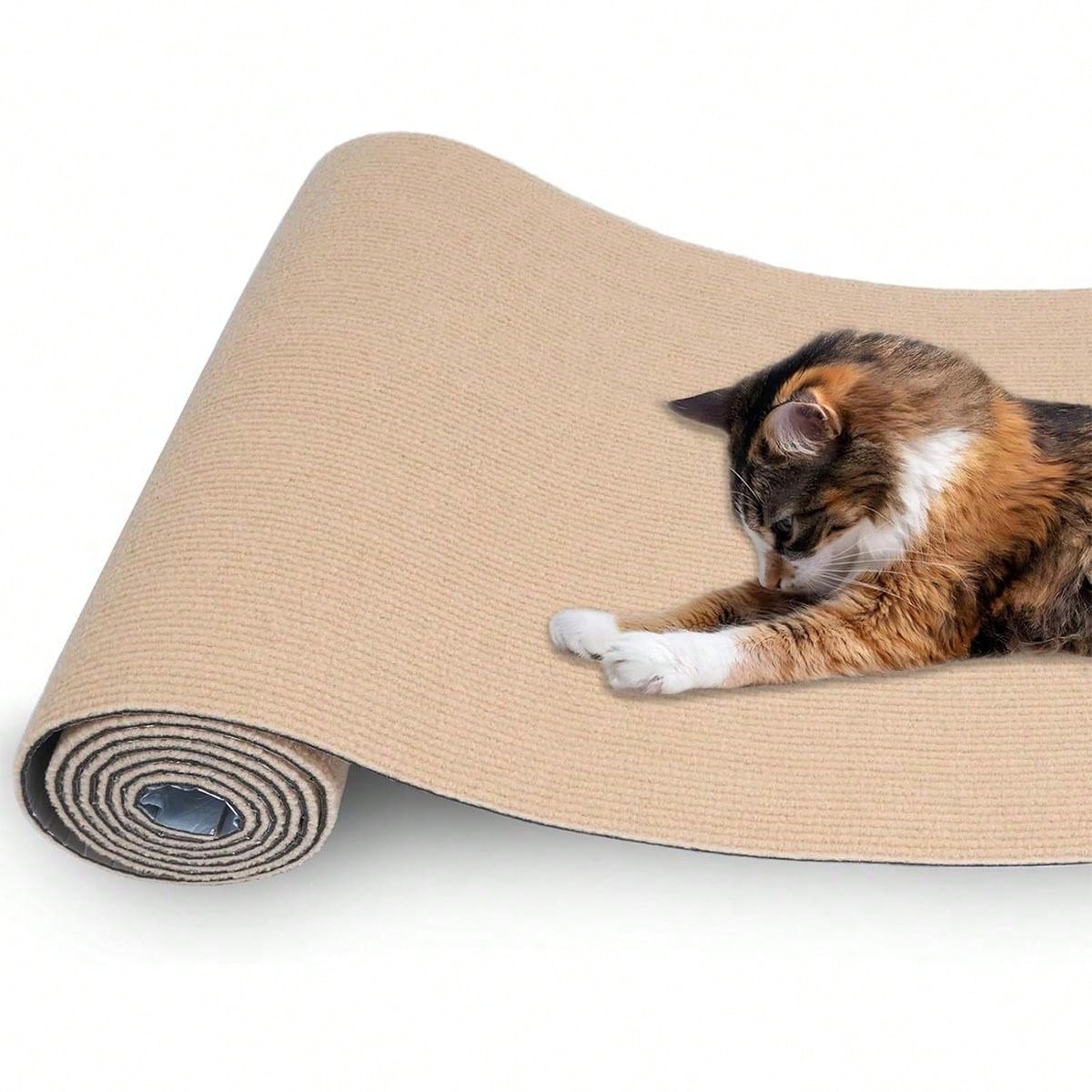 Tapete de Arranhar para Gato - Autoadesivo Ajustável DIY Almofada ...