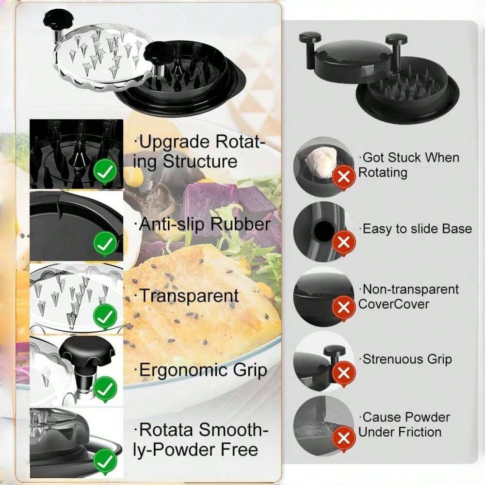 Desmenuzador de pollo grande, herramienta para desmenuzar pechugas de ...