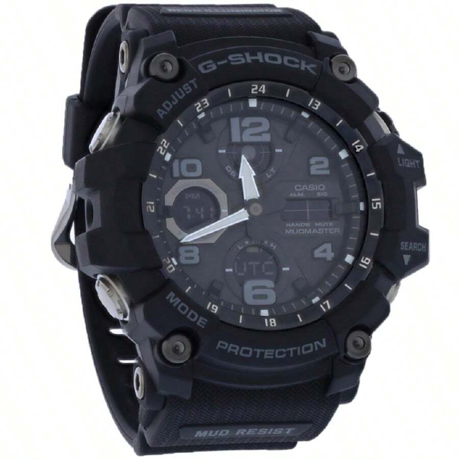 Casio Mudmaster Ana/Dig World Time Chronograph Quartz Watch Gsg-100-1A ...
