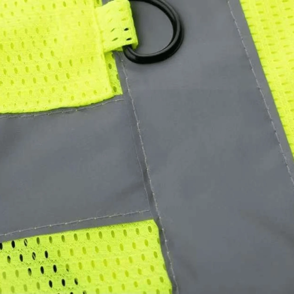 Reflective Safety Vest With High Visibility Mesh Vest Suitable For Both ...