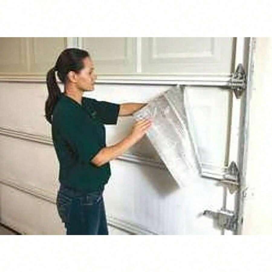NASATEK Reflective 1 Car White Foam Core Garage Door Insulation Kit 9x7 ...